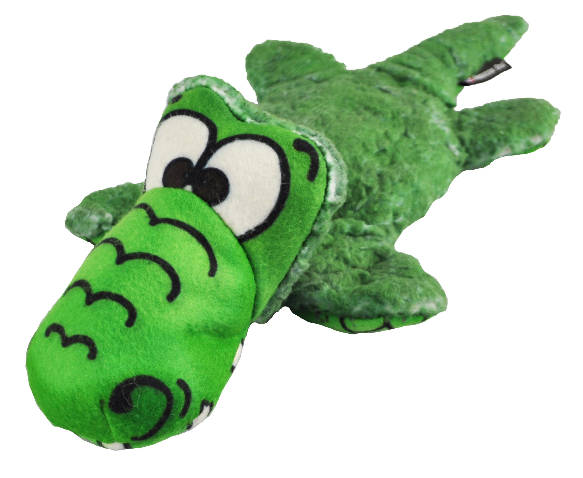 Allie Gator Plush Crinkle Dog Toy